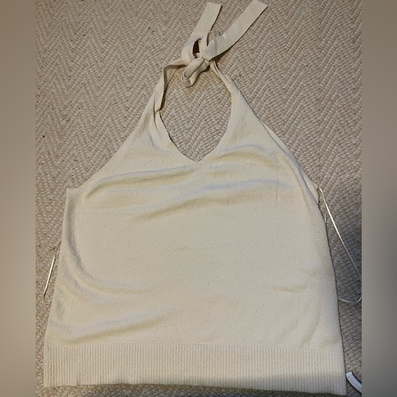 LOFT | Tops | Loft Cream Halter Top | Poshmark